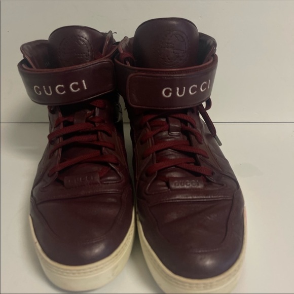 Gucci | Shoes | Red Gucci Shoes Sexy Leather 5 Big Mon Tings | Poshmark